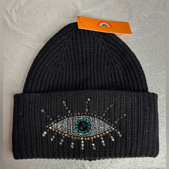 Kurt Geiger | Accessories | New Kurt Geiger Evil Eye Beanie | Poshmark